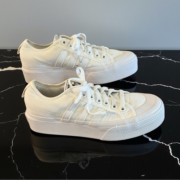 Womens Adidas Originals Nizza Platform Casual Shoes